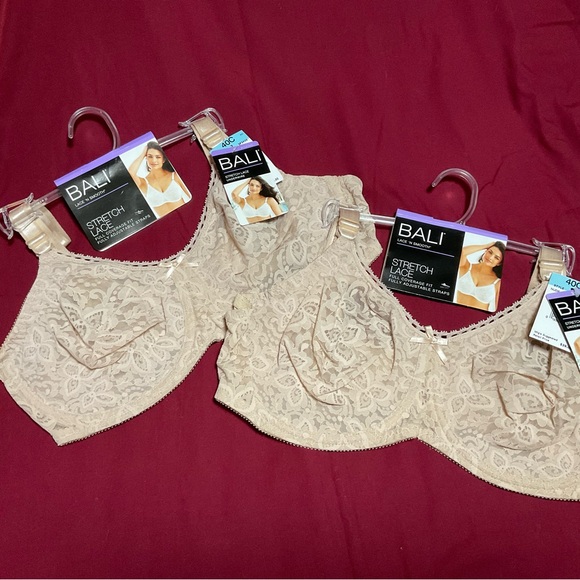 Bali | Intimates & Sleepwear | Nwt Bali Womens Stretch Lace Underwire ...
